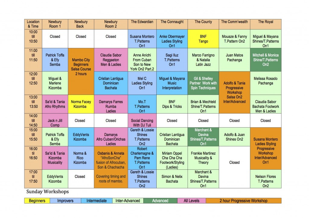 Workshops Sun | Robert Charlemagne